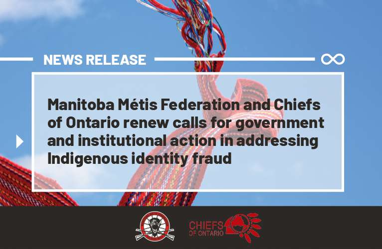Manitoba Métis Federation and Chiefs of Ontario renew calls for ...